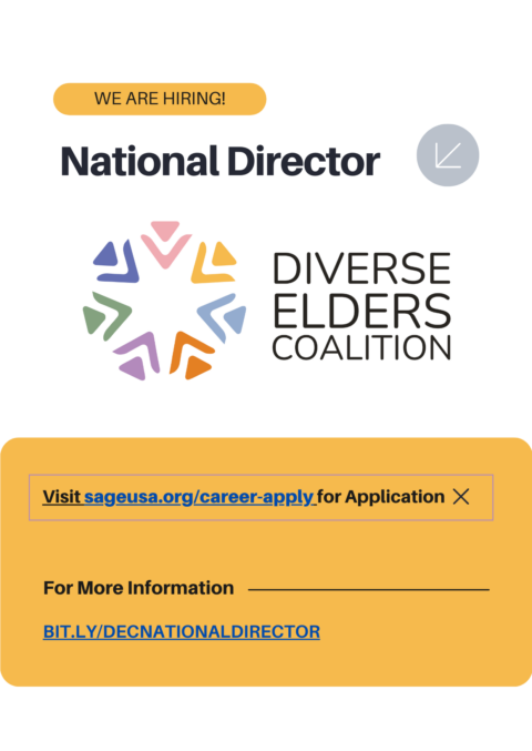 National Director, Diverse Elders Coalition | Diverse Elders Coalition